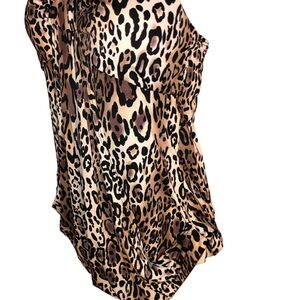 Annabelle | Swim | Annabelle Swim Top Tank Sz Med Animal Print Built In ...